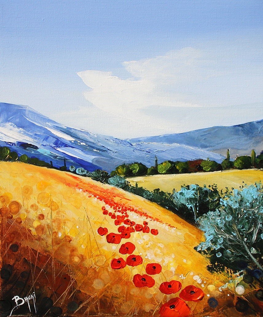 Tableau Provence d'Eric Bruni